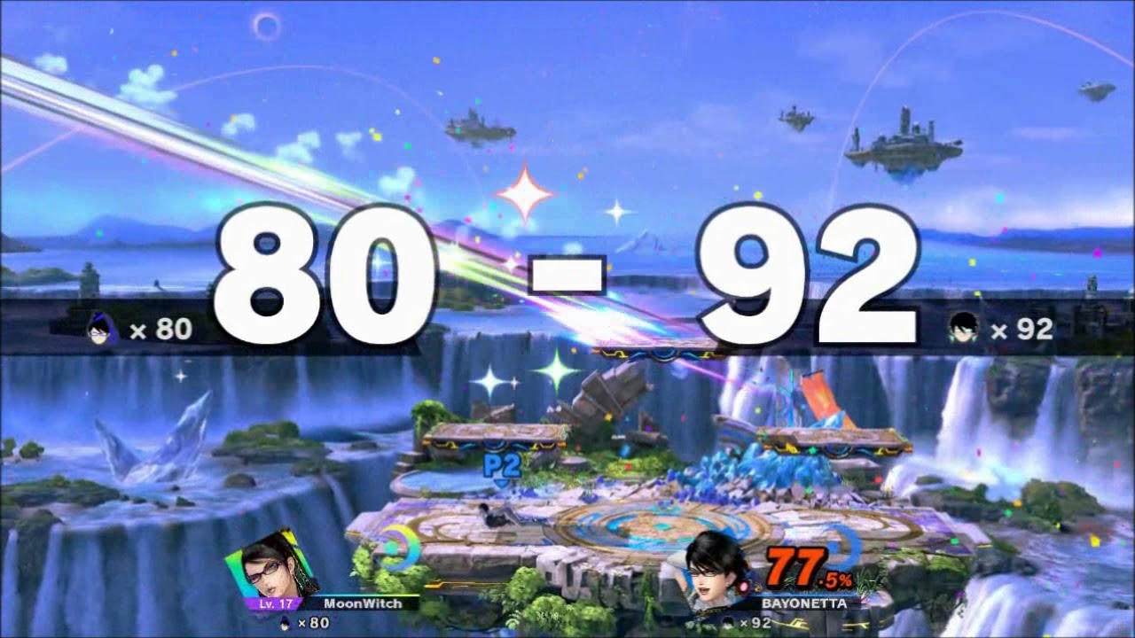 SSBU amiibo training (Bayonetta) with commentary. - YouTube