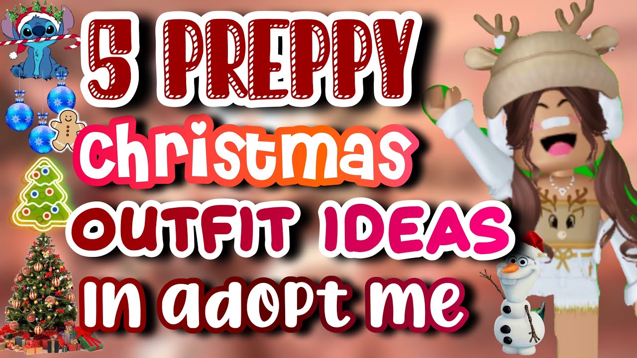5 PREPPY WINTER/CHRISTMAS OUTFIT IDEAS IN ADOPT ME!! ️🌨️ - YouTube