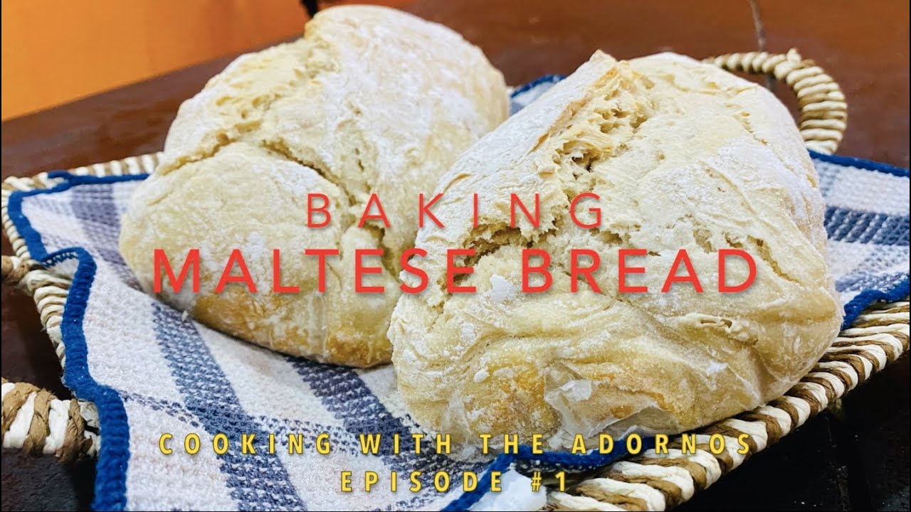 Cooking with the Adornos Episode #1 Baking Maltese Bread - YouTube
