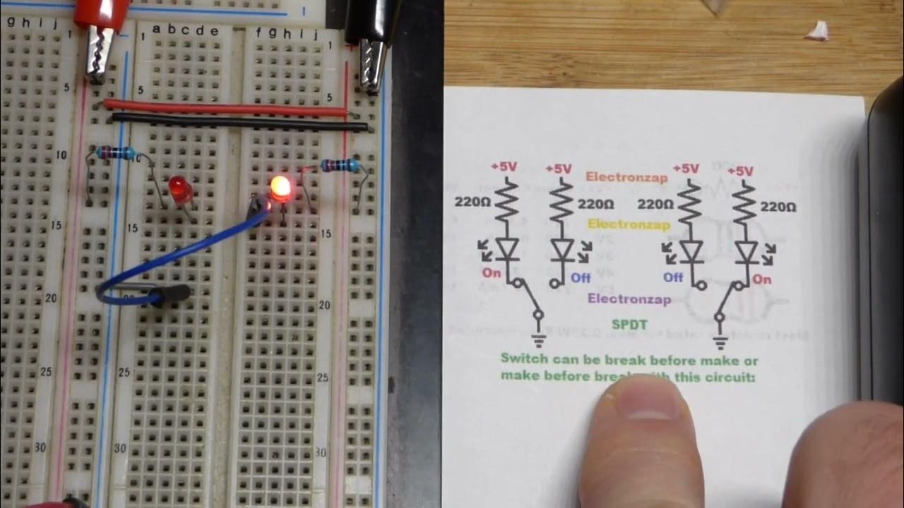 Single Pole Double Throw Switch Demonstration Circuit Youtube