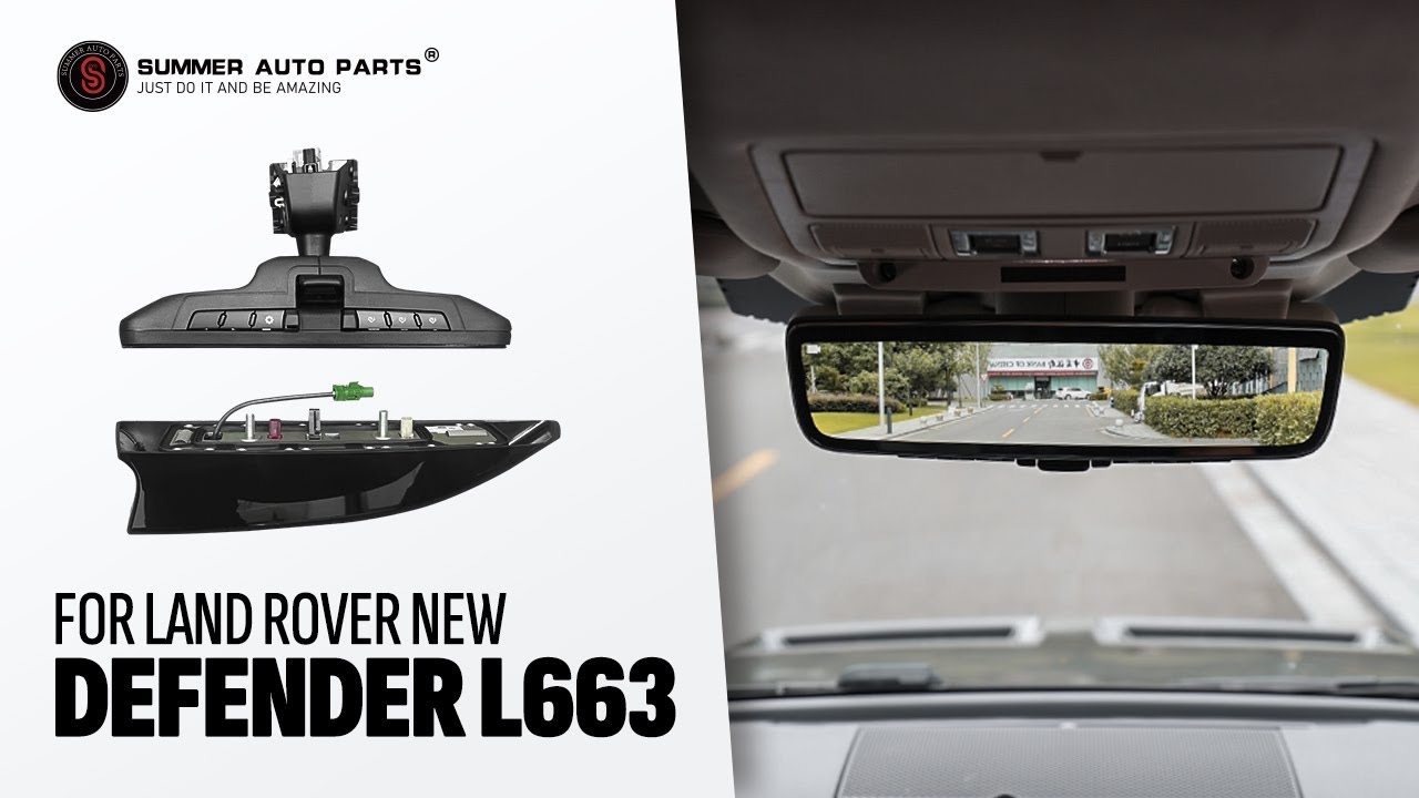 STREAMING REARVIEW MIRROR FOR NEW DEFENDER L663 2020-2024 - YouTube