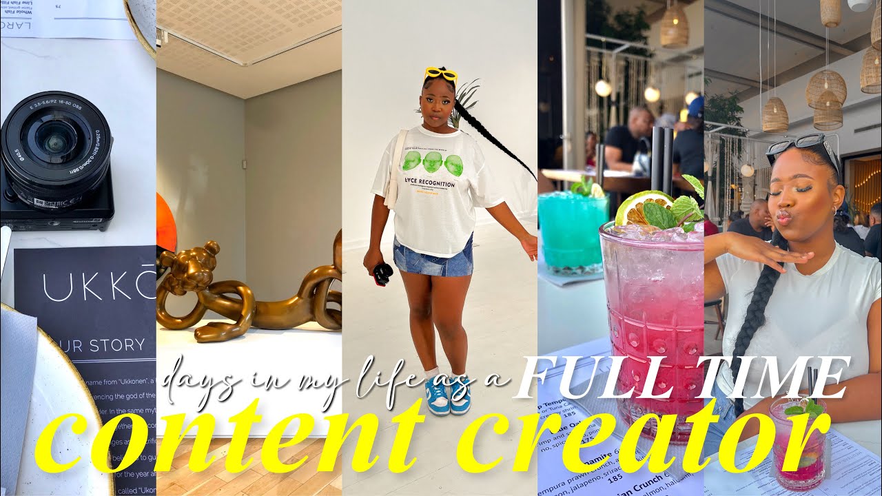 days in my life as a full time CONTENT CREATOR | bts of pictures for IG ...