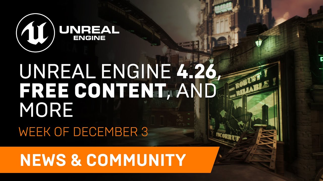 News and Community Spotlight | December 3, 2020 | Unreal Engine - YouTube