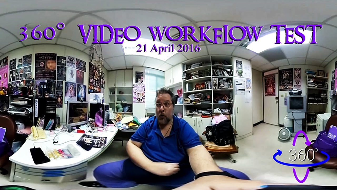 How to Edit 360° Videos Test Footage - YouTube