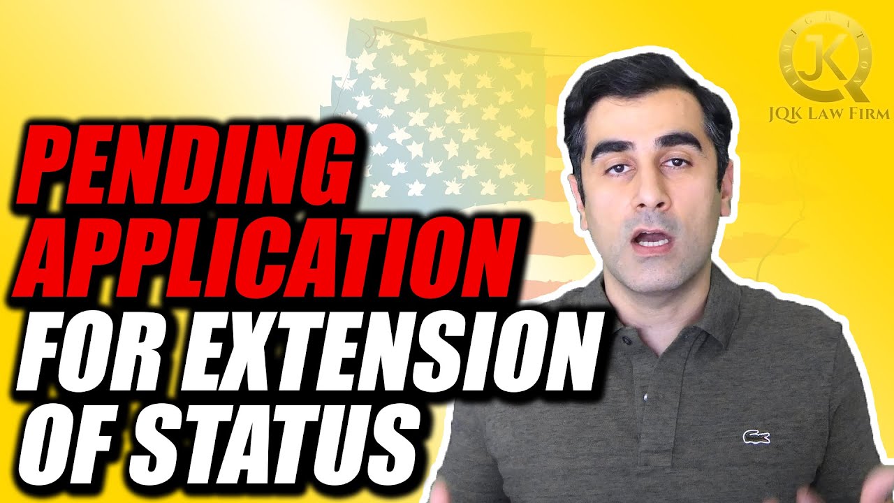 Leaving The US With Pending Application for Extension of Status - YouTube