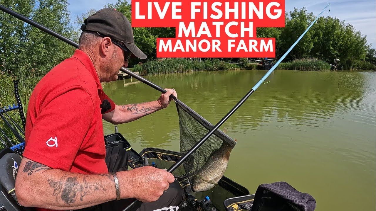 Live Fishing Match Manor Farm Swilland IP6 9LB, #matchfishinguk - YouTube