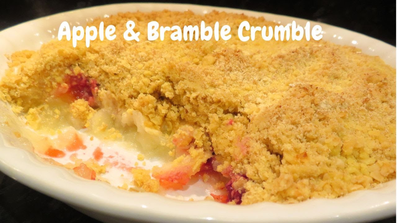 The Best Apple & Bramble Crumble - don't go past this recipe! - YouTube