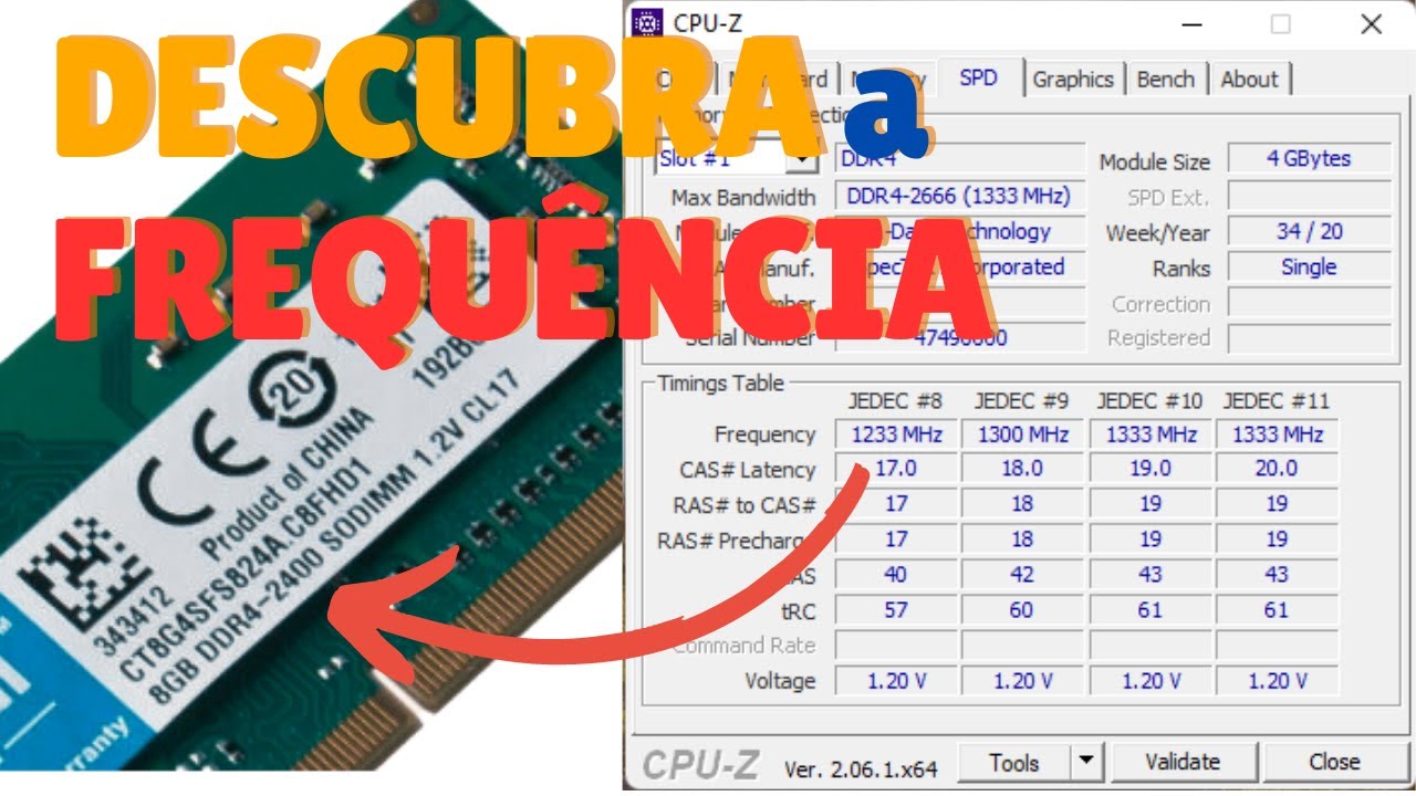 Três formas para descobrir a frequência da memória RAM | Usando o CMD ...