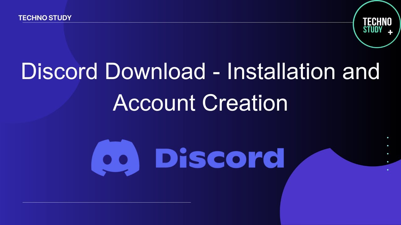 Discord Download - Installation and Account Creation - YouTube