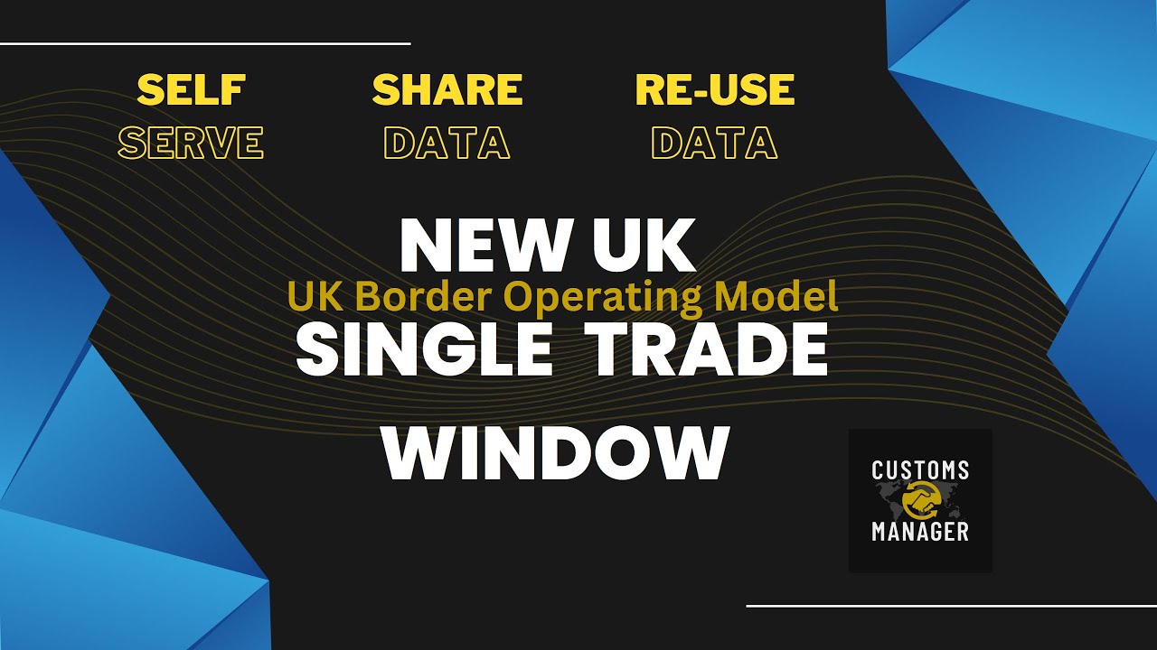 UK Border Target Operating Model (TOM): UK Single Trade Window - YouTube