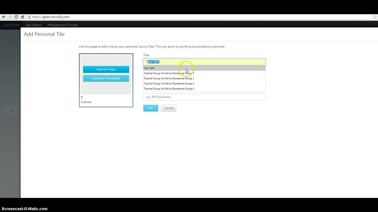 Create a TePL Tile in GLOW - YouTube