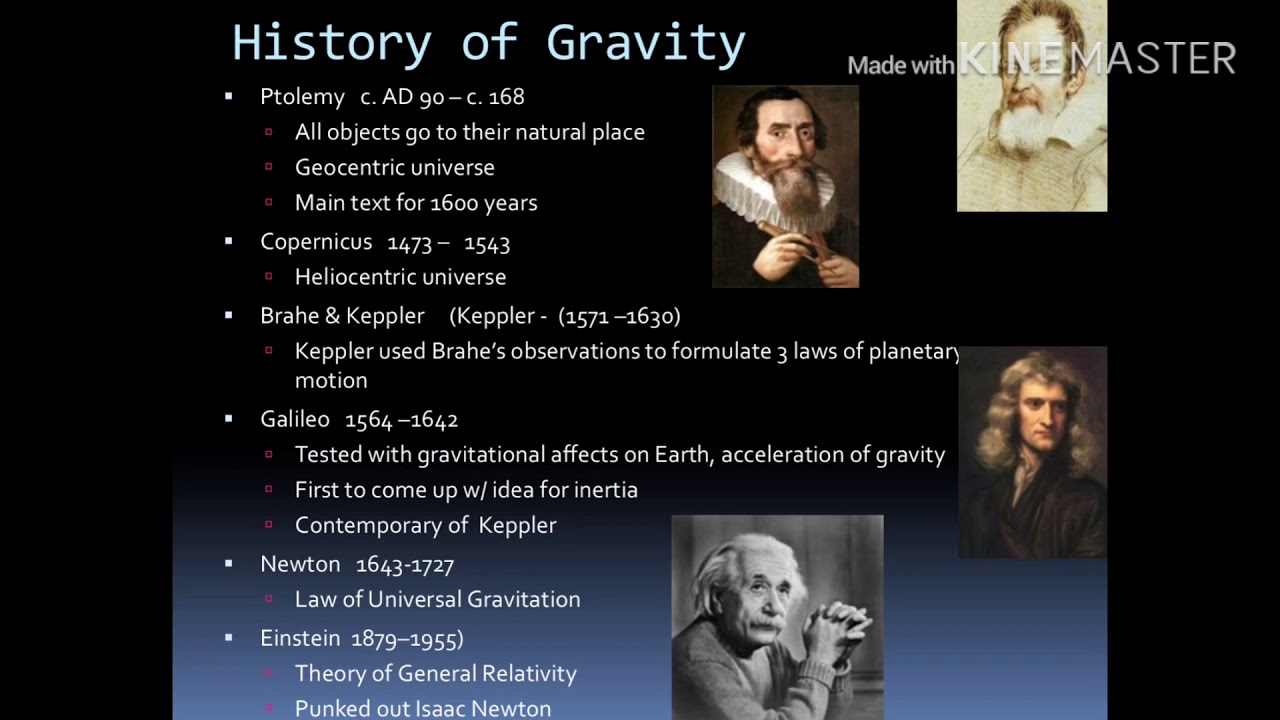 History of Gravitation - YouTube
