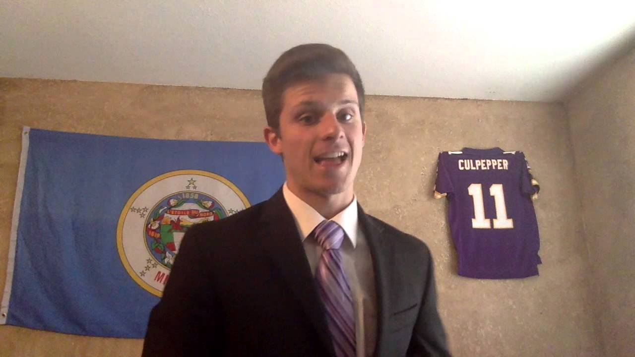 Seth Gillitzer's Elevator Pitch to the Minnesota Vikings - YouTube