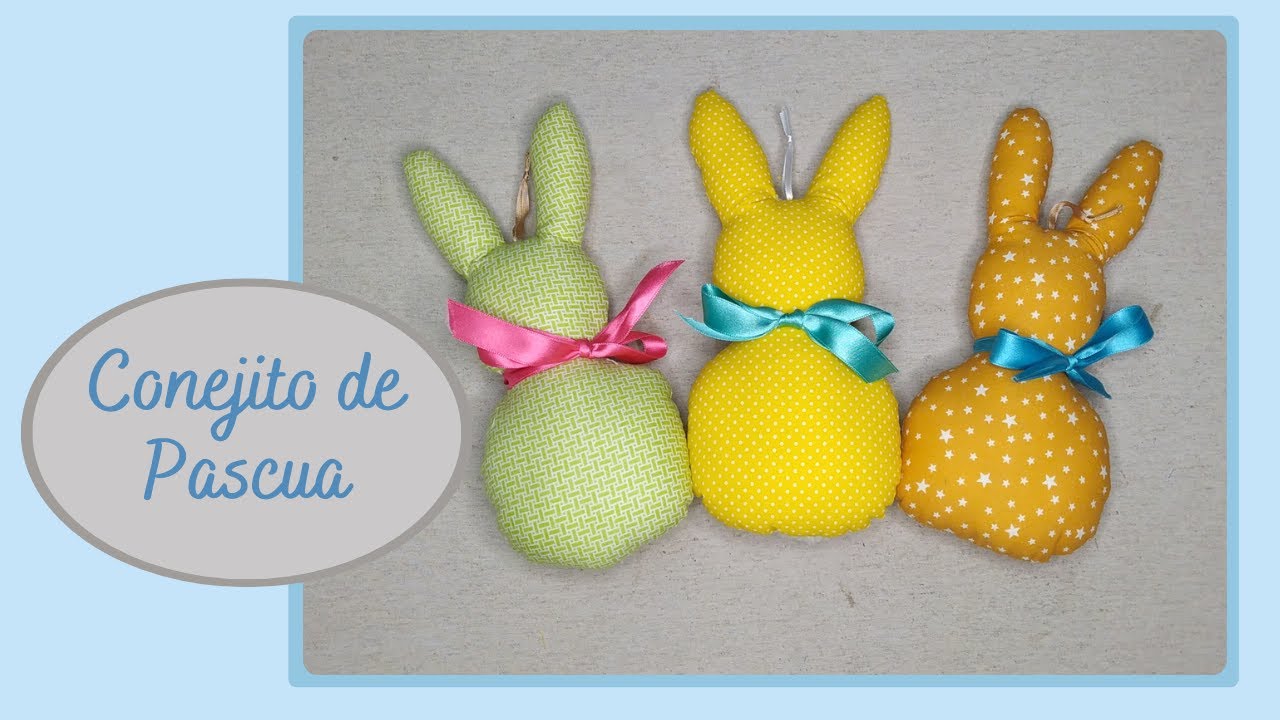 Como hacer un conejito de Pascua paso a paso - YouTube