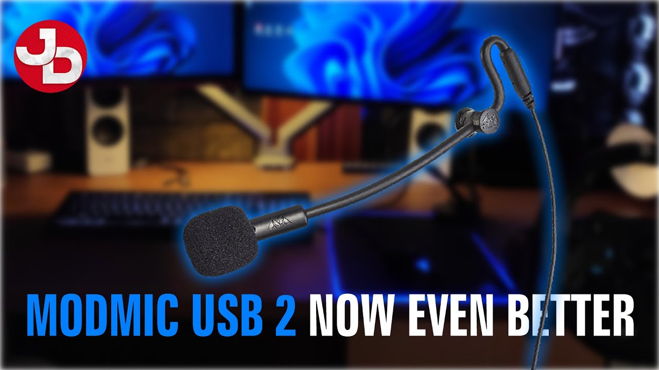 Antlion Audio ModMic USB 2 mic test (also tested with Nvidia Broadcast ...