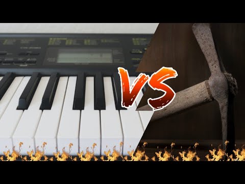 Hammer VS Keyboard (funny) Jonasmusic TV