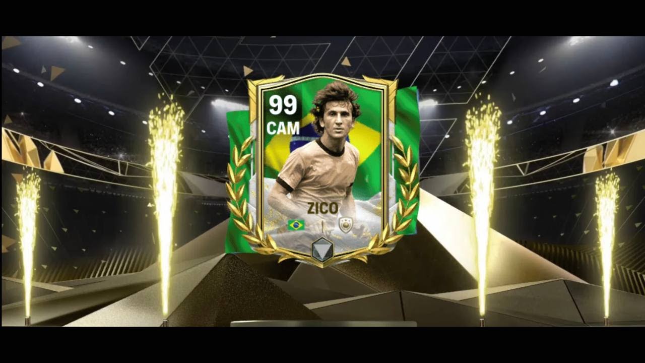 Zico 99 OVR Copa America Icons Fc Mobile / Зико 99 ОБЩ Копа Америка ...