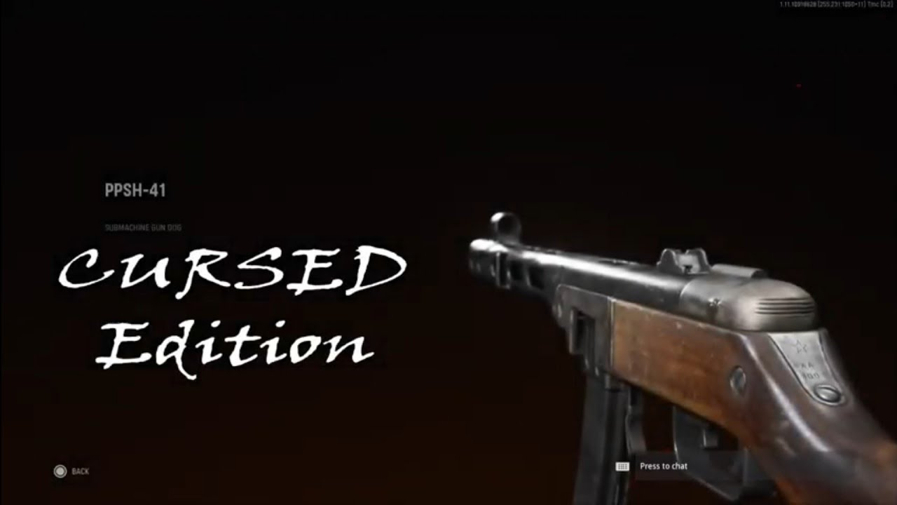 CURSED PPSH-41 CoD vanguard - YouTube