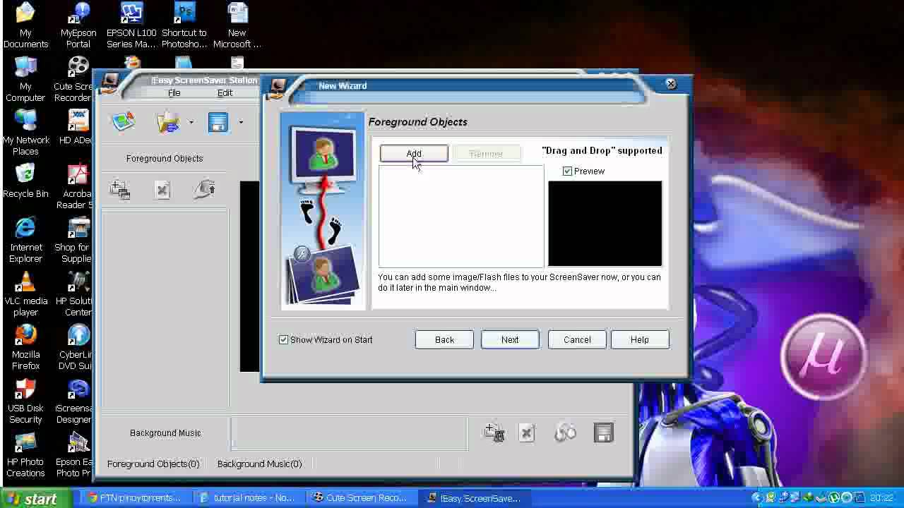 How to create screensaver.wmv - YouTube