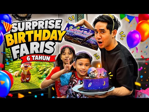 SURPRISE BIRTHDAY BABY FARIS 🥹 KEJAP JE DAH 6 TAHUN 😭