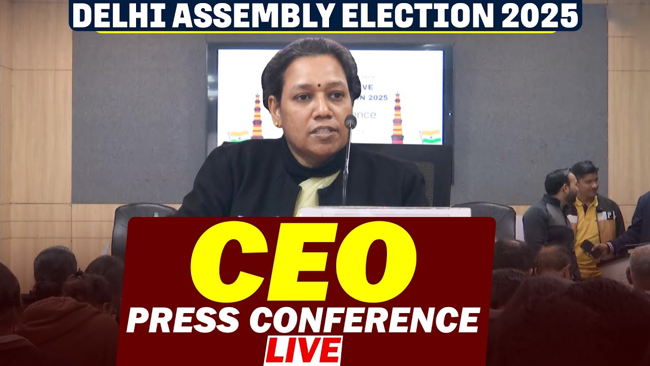 Press Briefing by Chief Electoral Officer R. Alice Vaz | Delhi ...
