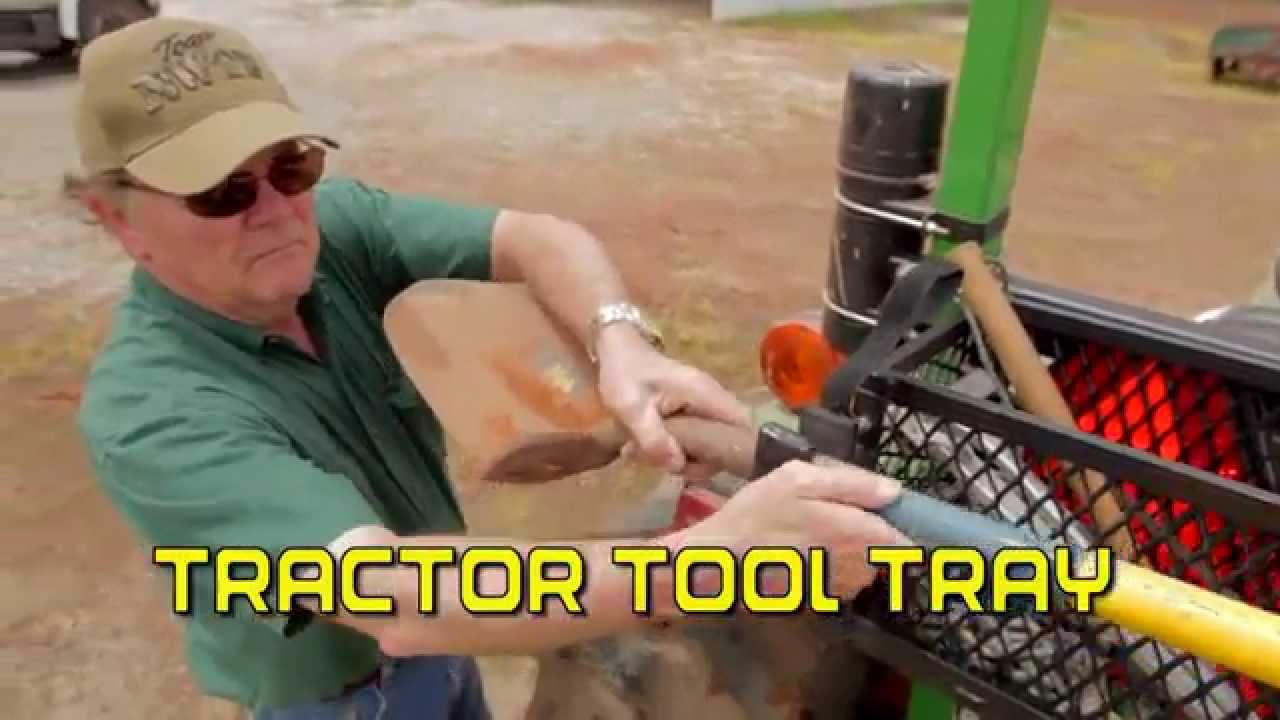 TRACTOR TOOL TRAY by Great Day ~ MADE IN THE USA! - YouTube