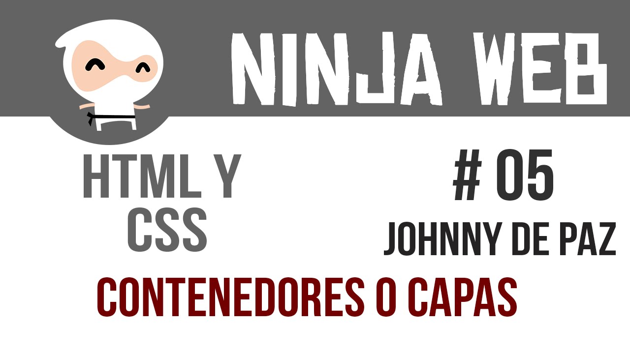 HTML y CSS - Contenedores o capas (div's) - Clase 05 - YouTube