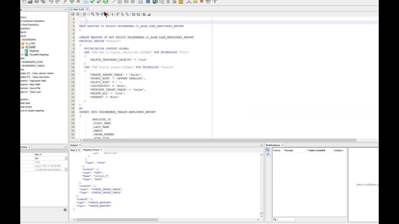 Create complex Oracle Data Integrator mappings using ODI Generator - YouTube