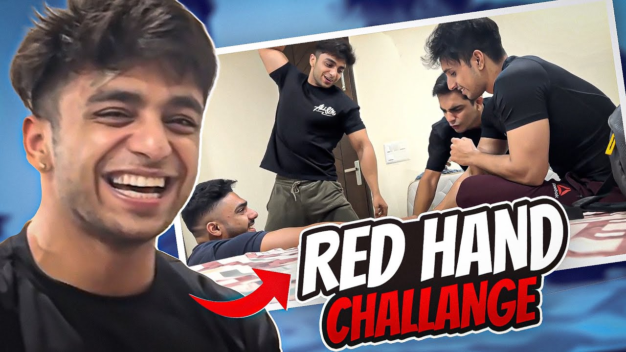 RED HAND CHALLENGE - Funniest VLOG 😂 - YouTube
