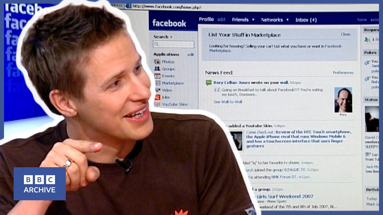 2007: What's the point of FACEBOOK? | BBC Breakfast | Retro Tech | BBC ...