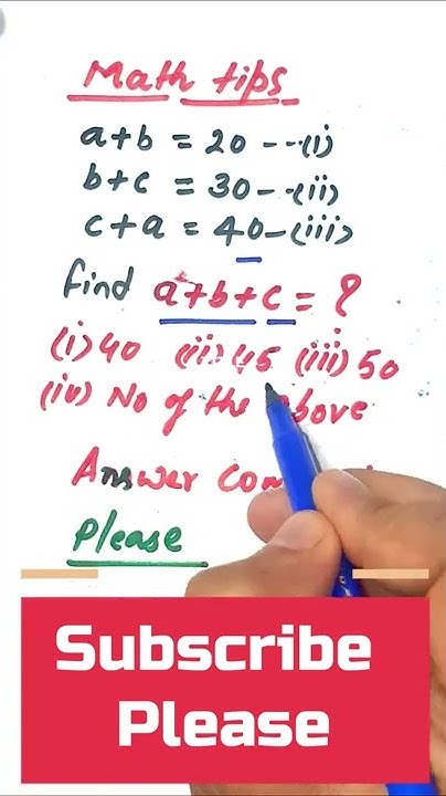 Algebra Math | Simplify & Find Value Use Identity | Solve the equation ...