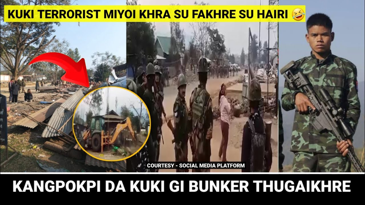 KANGPOKPI DA KUKI SINGGI BUNKER THUGAIKHRE || ADUGI KUKI TERRORIST ...