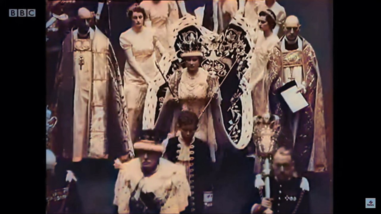 King George VI Coronation Colorized - YouTube