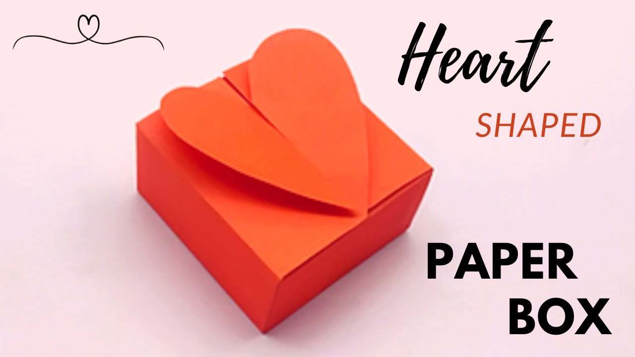 How to make heart shaped paper box | simple and easy | origami box ...
