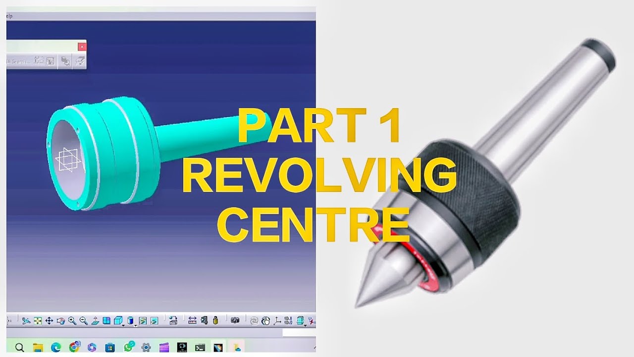 @Part 1 Design A Revolving centre Barrel design #3dmodeling #catia # ...
