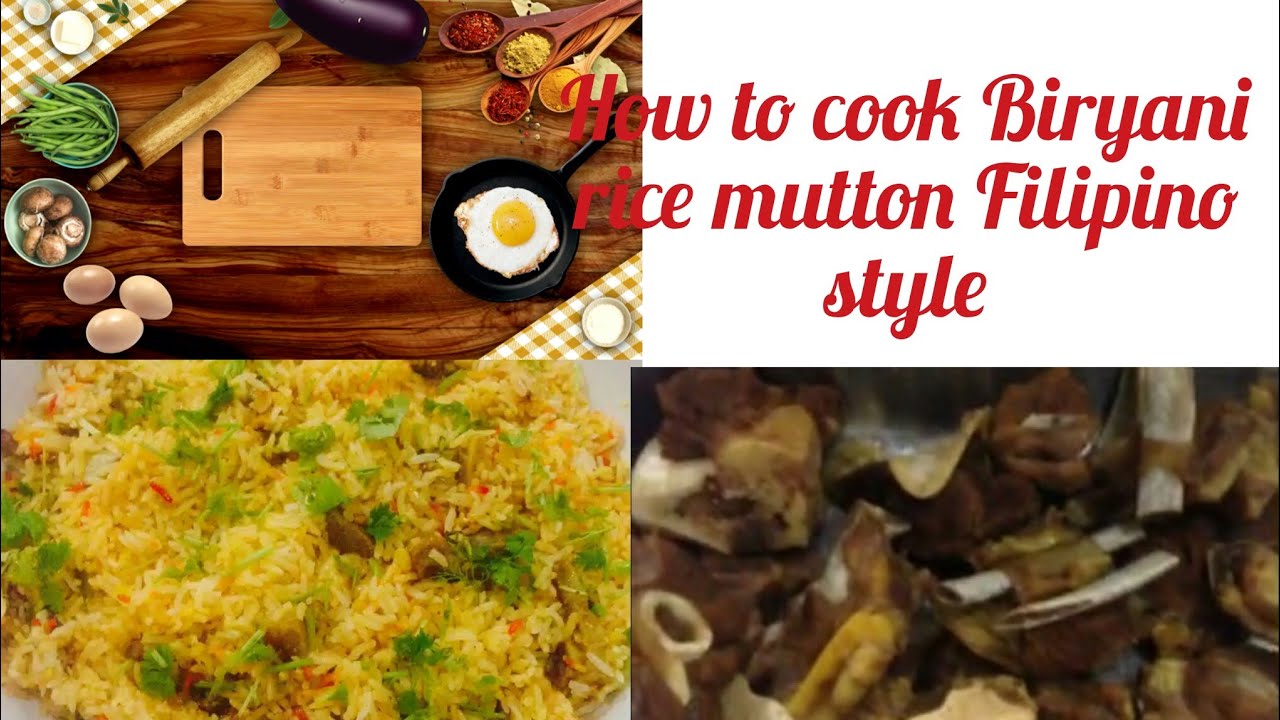 How to cook simple biryani rice mutton filipino style.-June 25,2020 ...