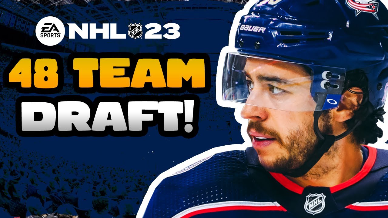 48 TEAM FANTASY DRAFT ON NHL 23! - YouTube