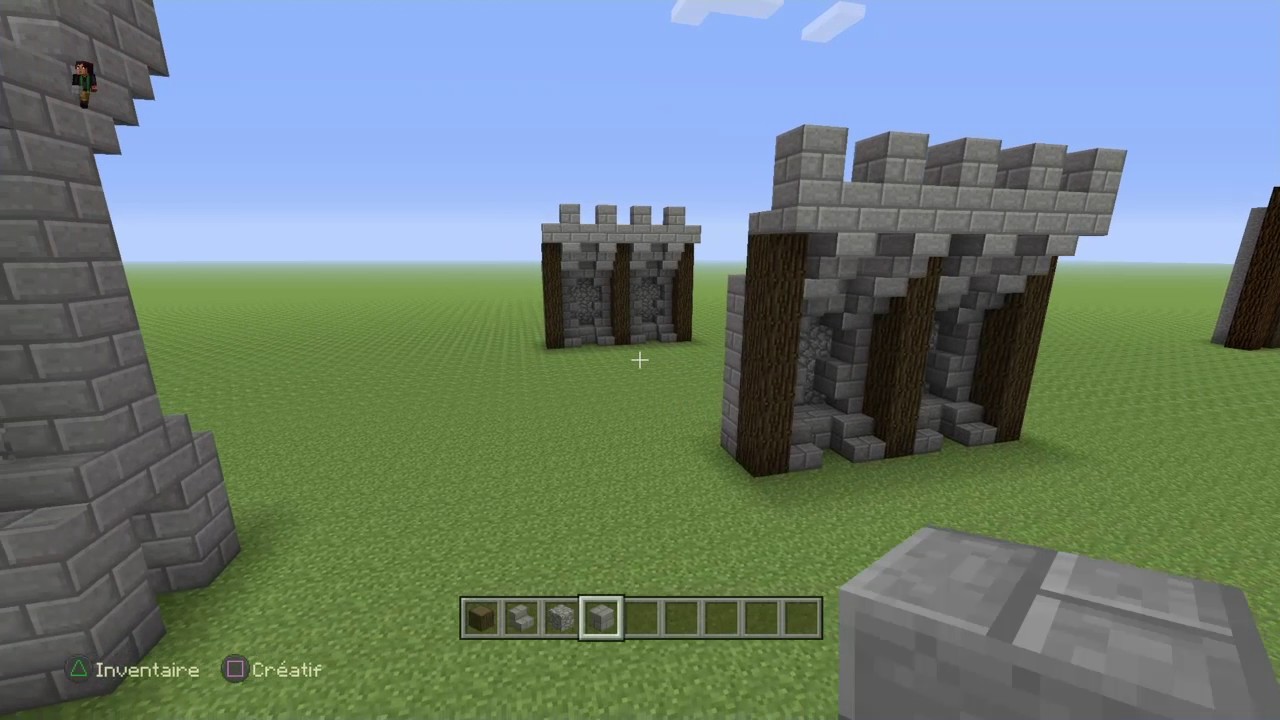 Minecraft Tuto : Muraille - YouTube