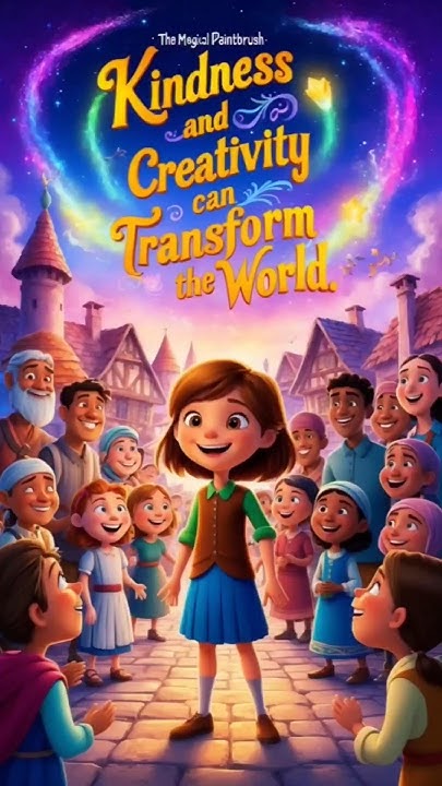 The Magical Paintbrush: Mia's Kindness Transforms the Village #kindness ...