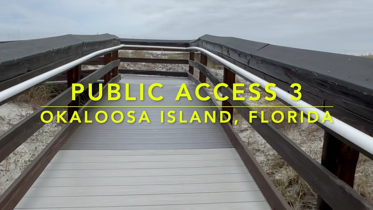 How to spot a public beach access in Okaloosa Island, Destin/Fort ...