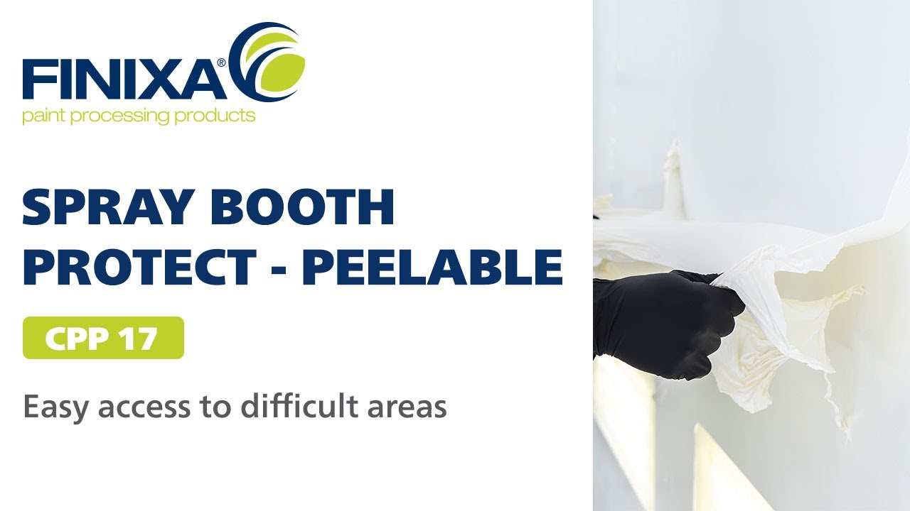 Protect and keep your booth clean with our peelable cabine protect ...