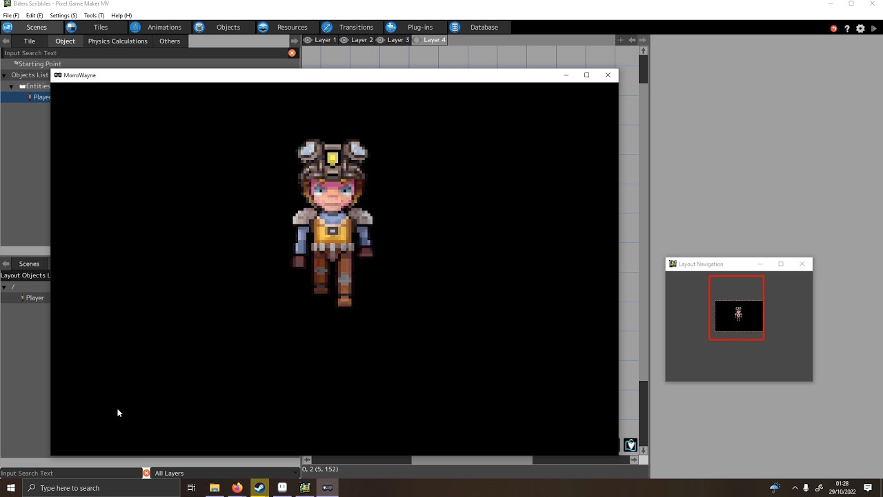 Pixel Art JRPG Game test 1 - YouTube