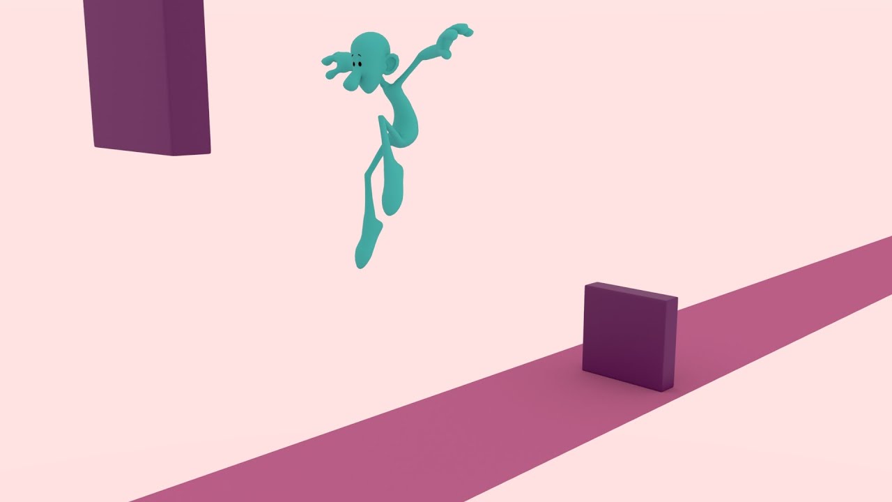 Funny Cartoon Animation || Jumping Animation || 3D Character Animation ...