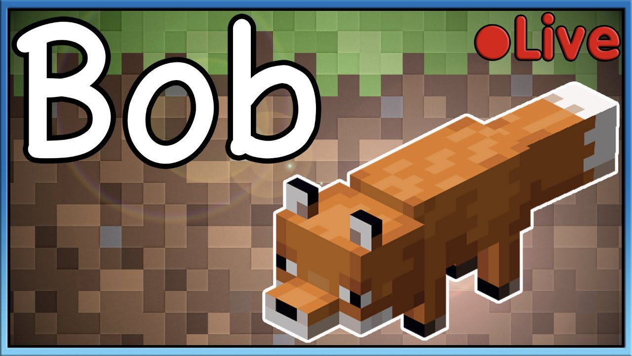 Minecraft - A Fox Called Bob - 🔴 Live - YouTube