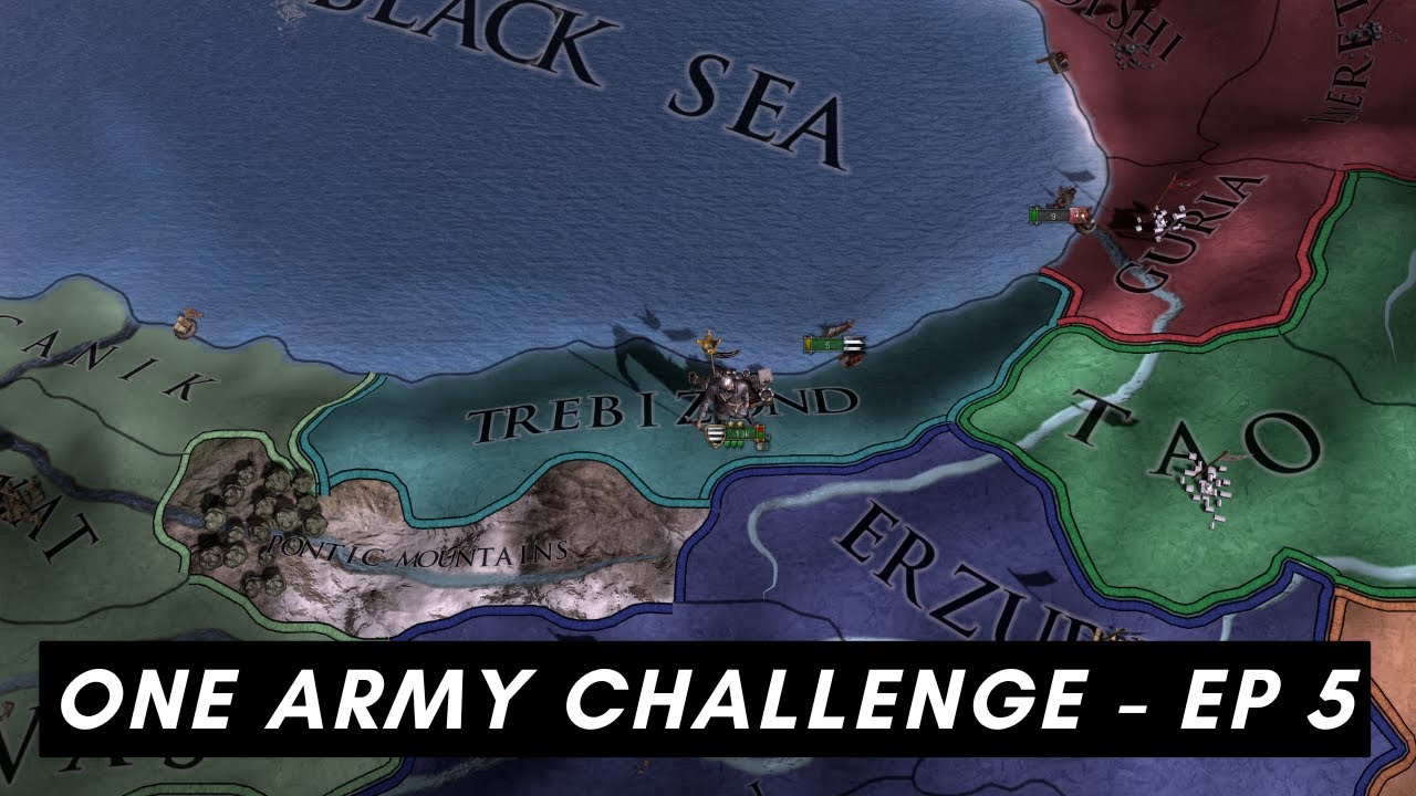 One Army Against the World - Trebizond No Allies Challenge Ep. 5 - YouTube