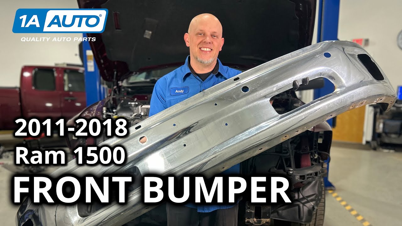 How to Replace Front Bumper 2011-2018 Ram 1500 - YouTube