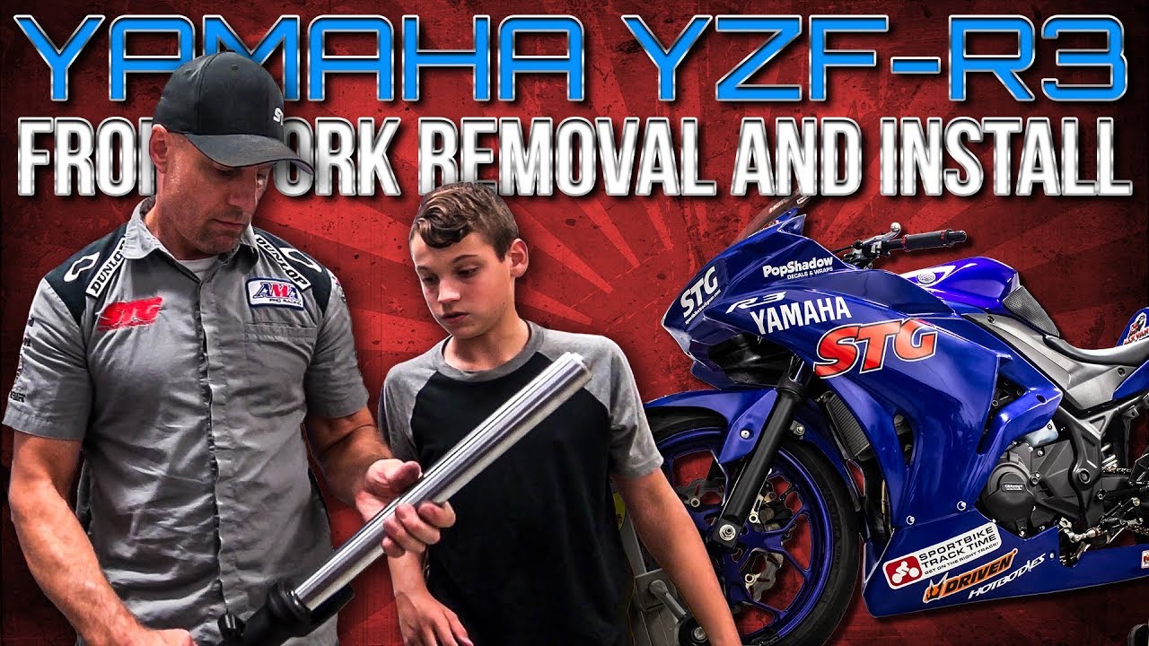 Yamaha R3 Front Fork Removal and Re-Install | Sportbike Track Gear ...