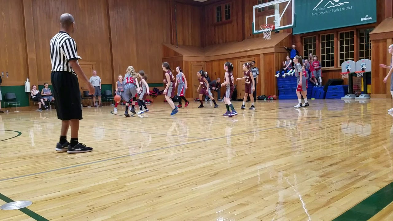 Wolves 6th grade girls basketball tournament part 1. - YouTube