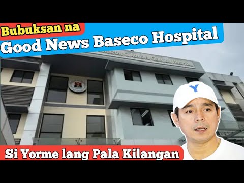 Baseco Hospital Ganito na ka Ganda Ngayon Grabi.Bubuksan na ni Yorme ...