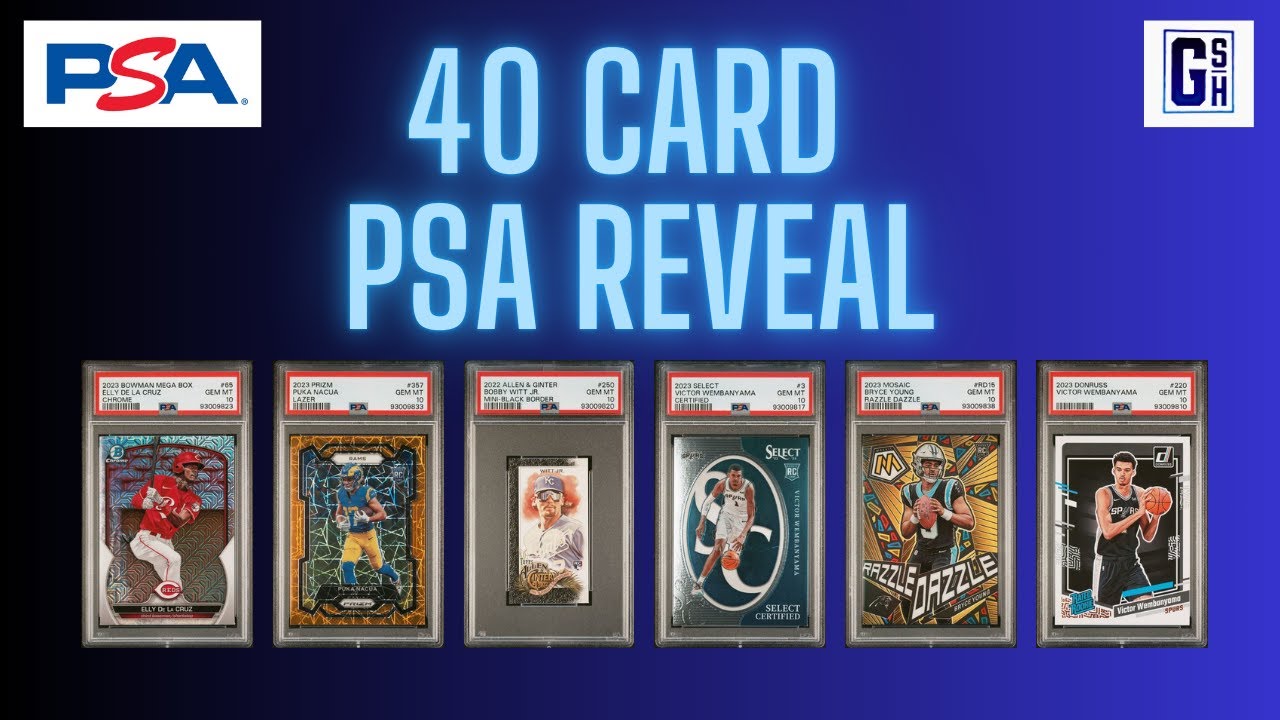 We Got our Highest Gem Rate Ever on This 40 Card PSA Reveal!!! - YouTube